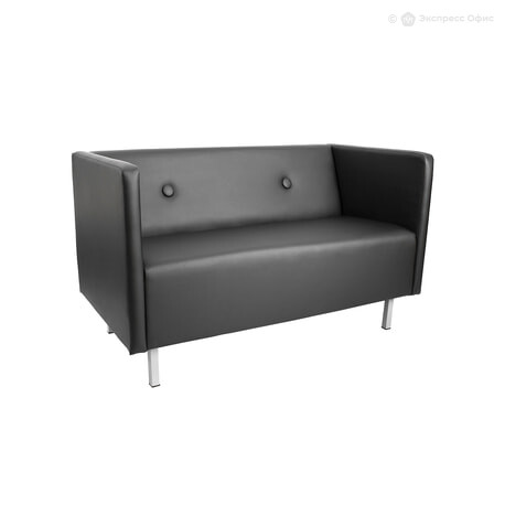 Диван офисный двухместный Скайнет ska-d2ma-bl Экокожа Экотекс 3001 ...