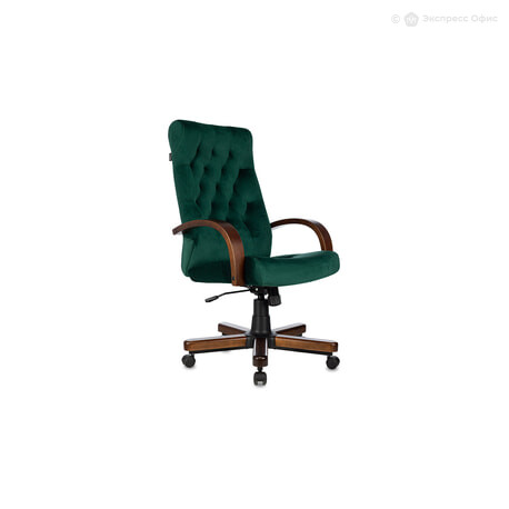 Купить кресло для руководителя T-9928Walnut T-9928WALNUT/FABR/GN Ткань ...