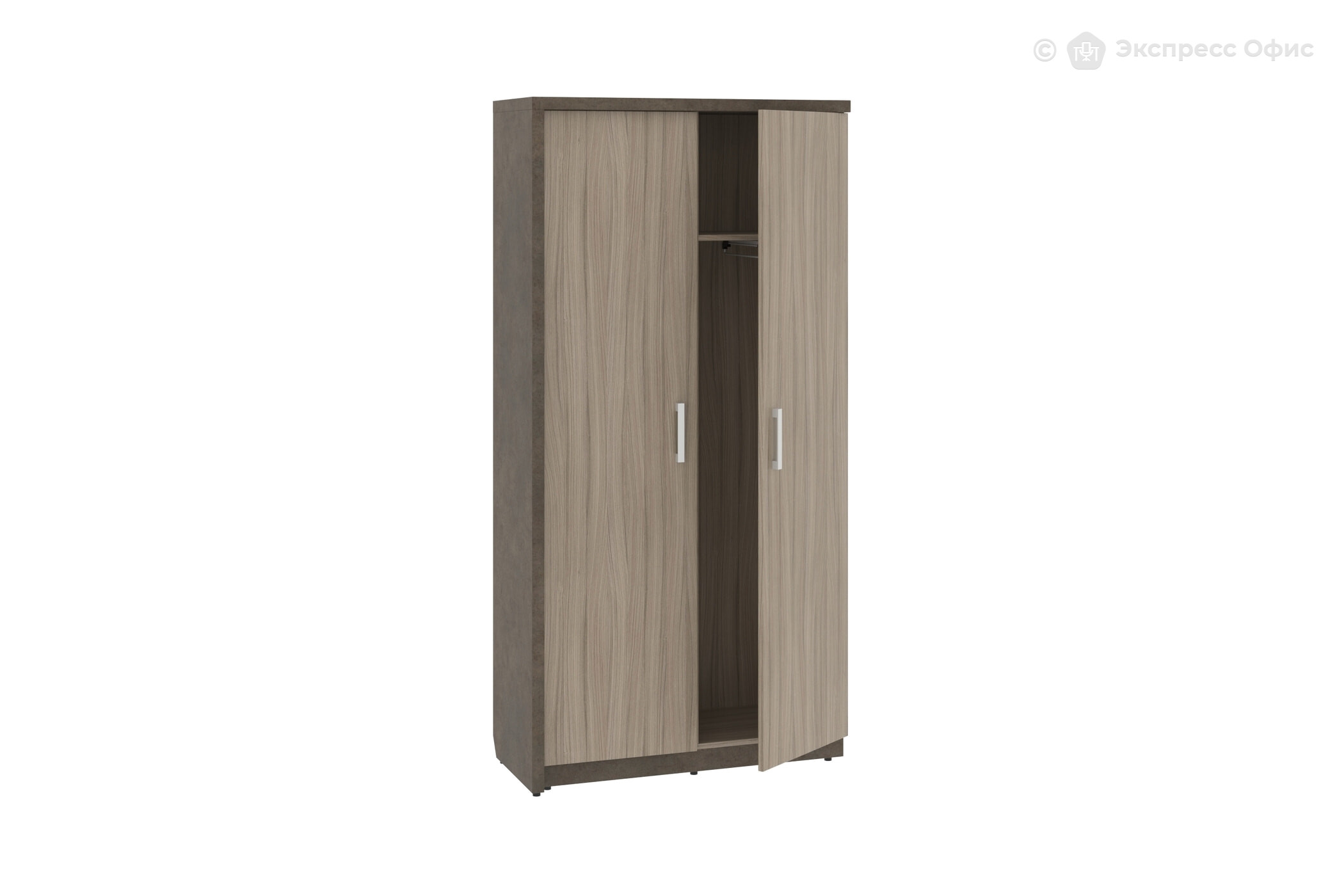 Шкаф для одежды Wood&Stone СФ-534873 Бетон Чикаго темный, Дрифтвуд ...